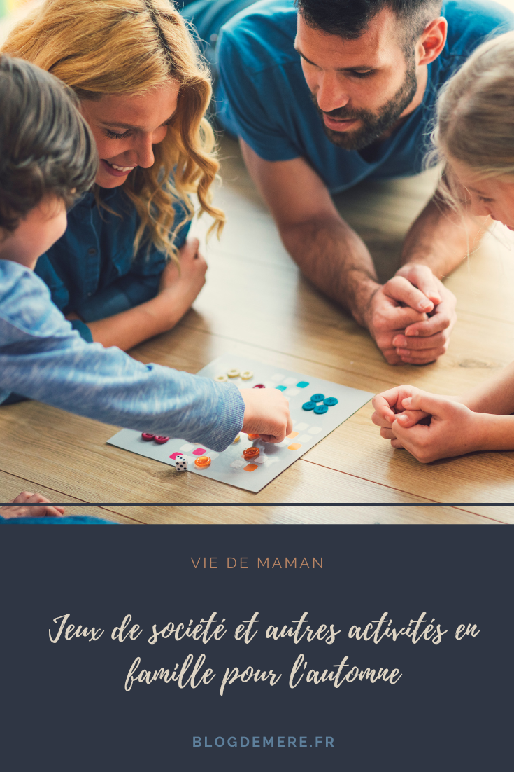 Activités, jeux de société... mes idées pour jouer en famille